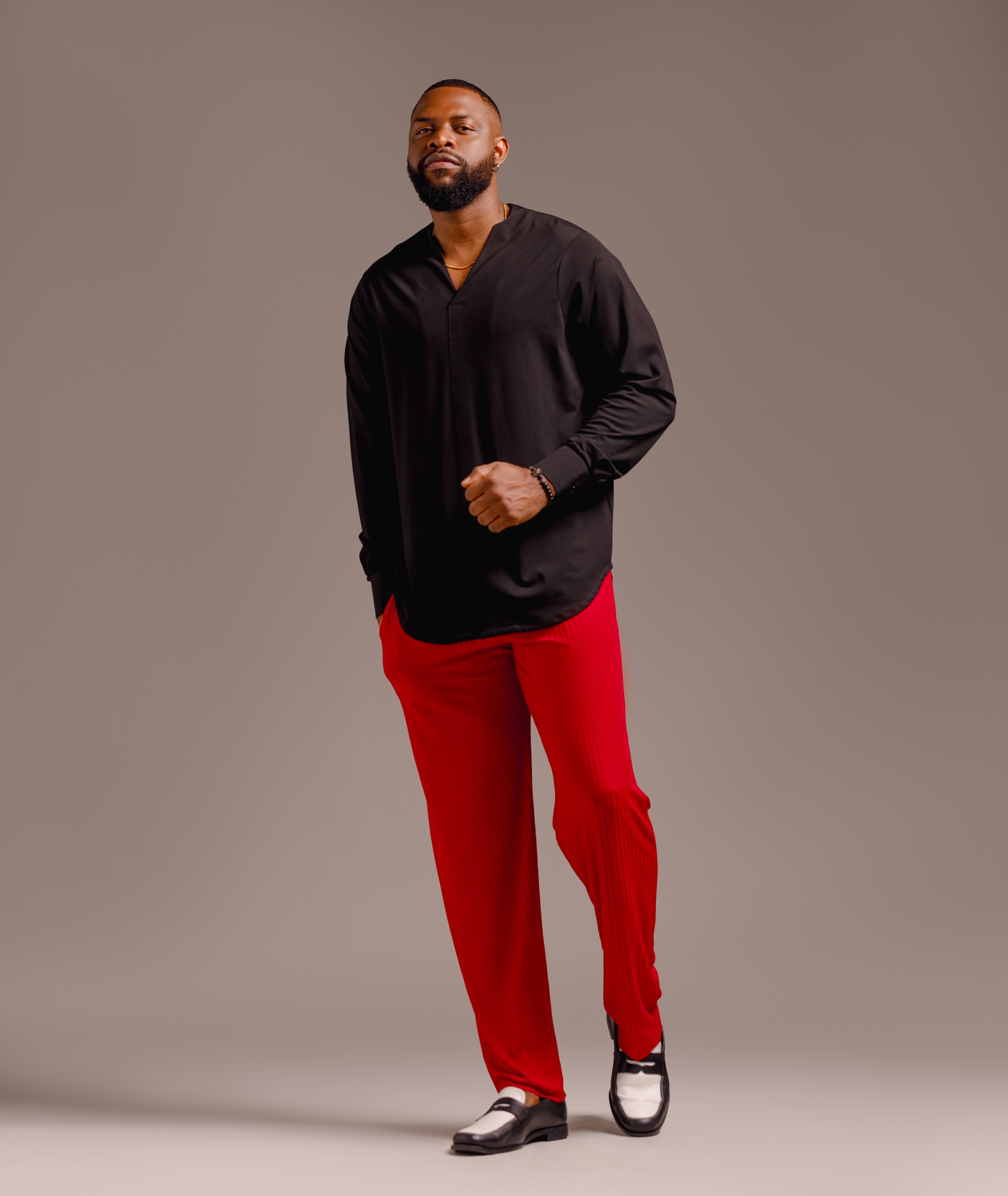 Curban Black Vinet Palazzo Two Piece Menswear – Curban Place
